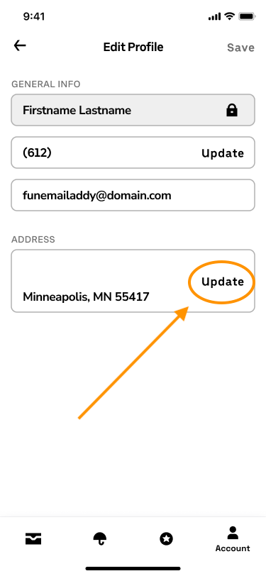 How do I update my address? – Uber